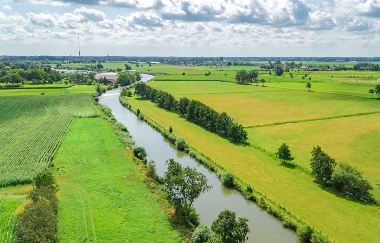 Wandel door Nederlandse landschappen zoals landbouwgrond - Toeractief